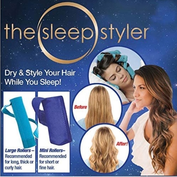 Sleep Styler | Hair | Sleep Styler The Heatfree Nighttime Hair Curlers ...